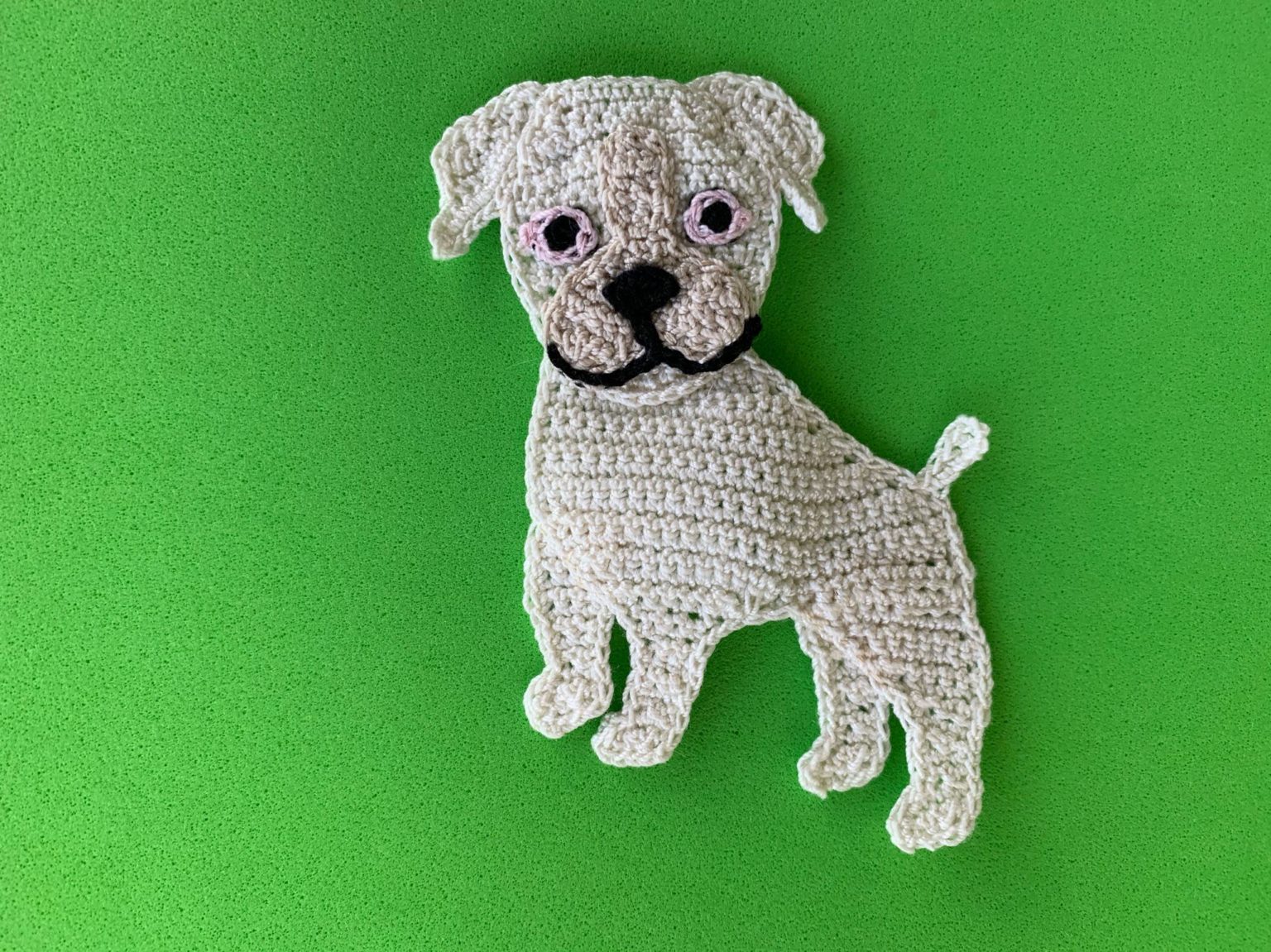 Crochet Boxer Dog Pattern • Kerri's Crochet