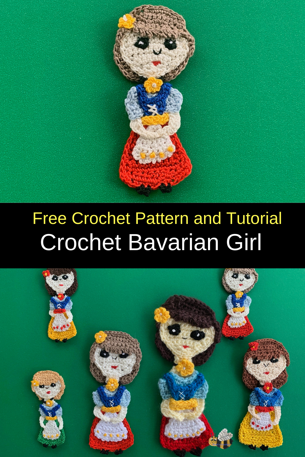 Crochet Bavarian Girl Pattern • Kerri's Crochet