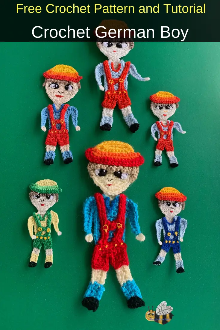 Crochet German Boy Pattern (UK Version) • Kerri's Crochet