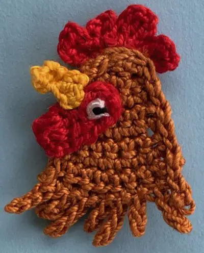 Crochet Rooster Pattern • Kerri's Crochet
