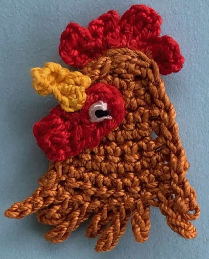 Crochet Rooster Pattern • Kerri's Crochet