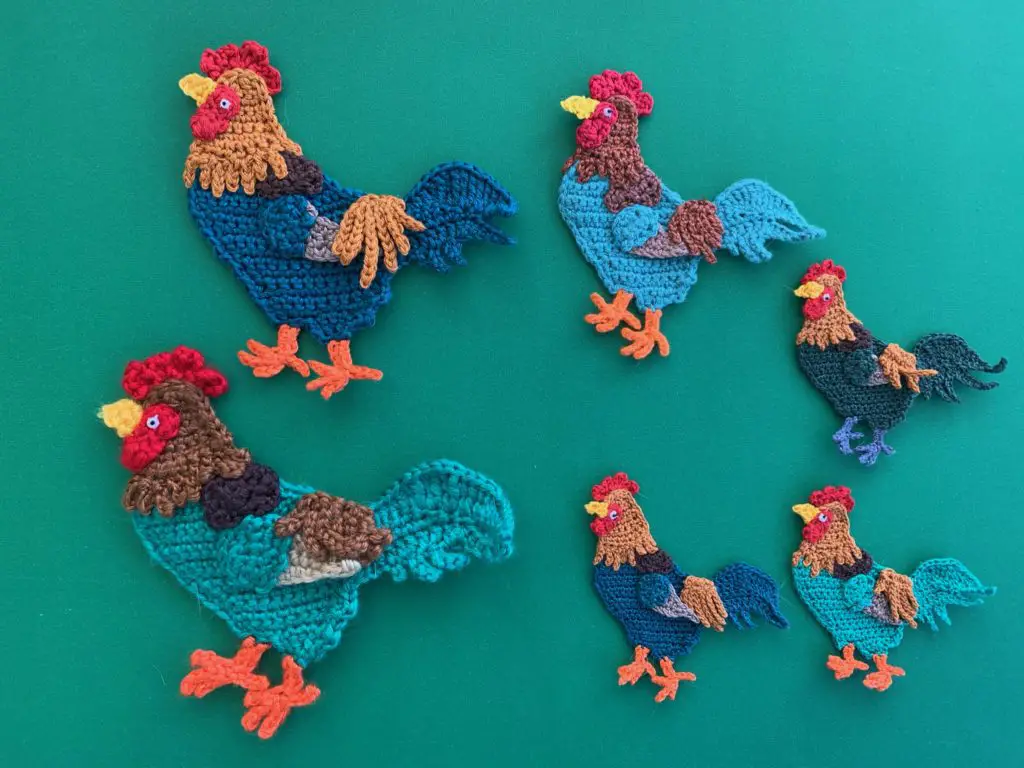 Crochet Rooster Pattern • Kerri's Crochet