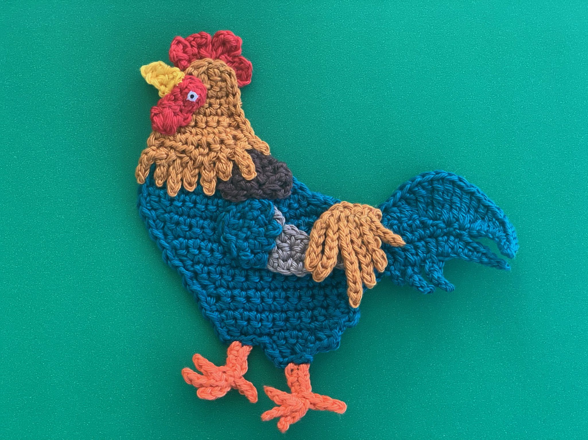 finished-crochet-rooster-4-ply-landscape • Kerri's Crochet