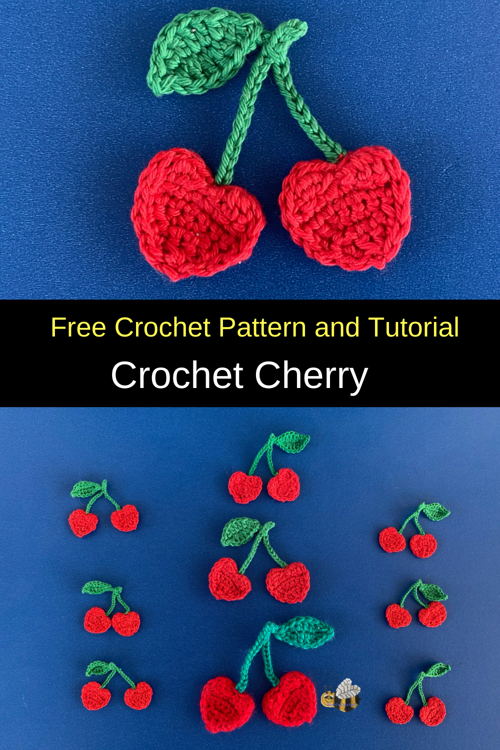 Crochet Cherry Pattern • Kerri's Crochet