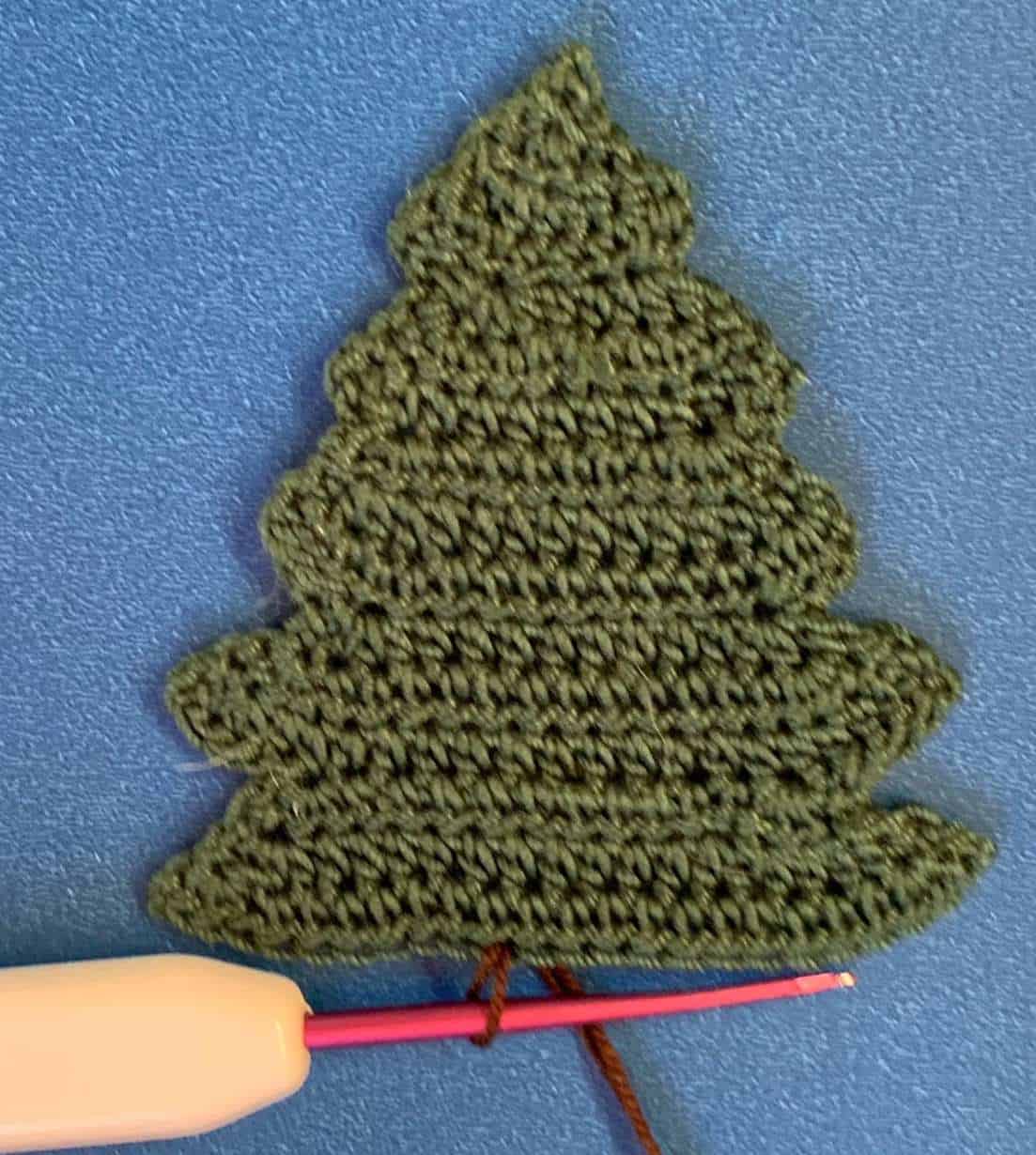 Crochet Short Pine Tree Pattern • Kerri's Crochet