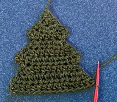 Crochet Short Pine Tree Pattern • Kerri's Crochet