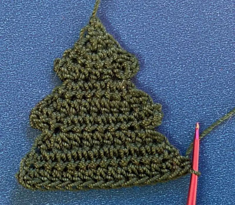 Crochet Short Pine Tree Pattern • Kerri's Crochet