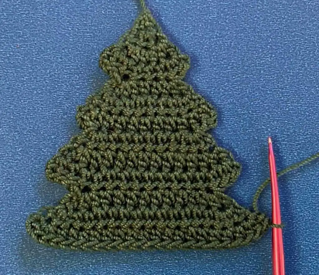 Crochet Short Pine Tree Pattern • Kerri's Crochet