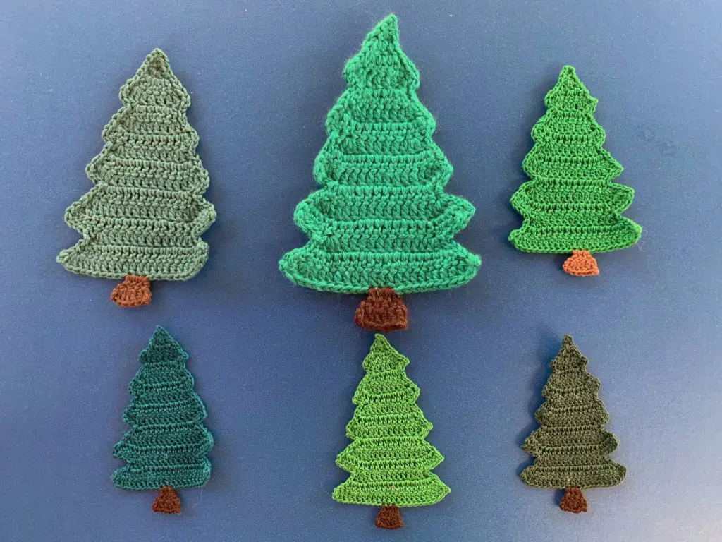 Crochet Pine Tree Pattern • Kerri's Crochet