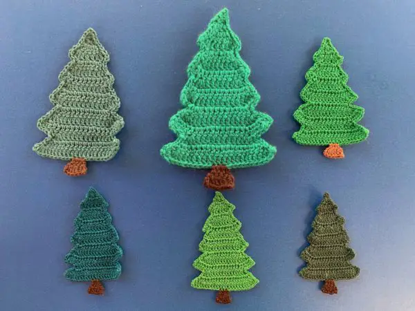 Crochet Pine Tree Pattern • Kerri's Crochet