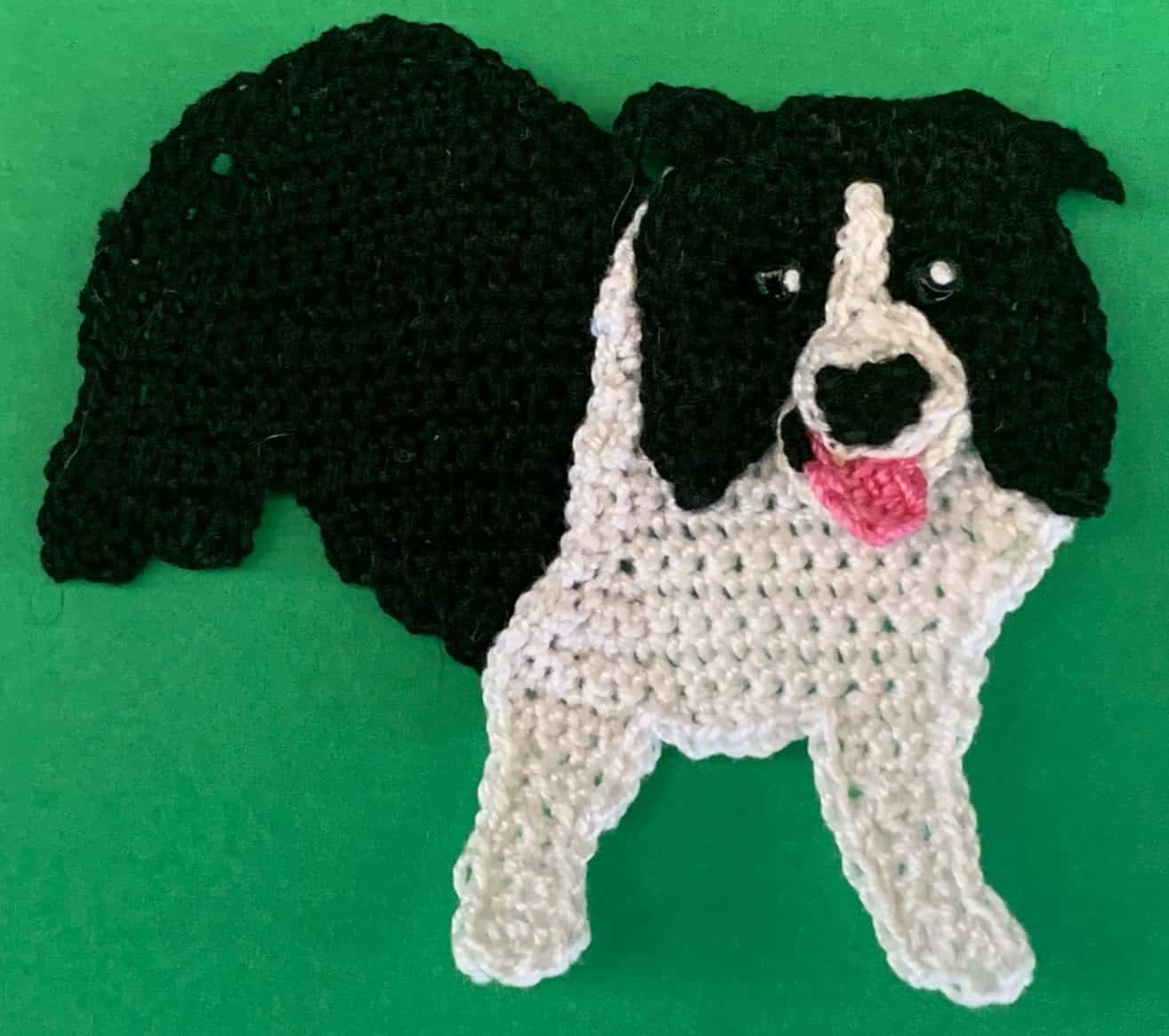 crochet-border-collie-2-ply-body-with-head • Kerri's Crochet