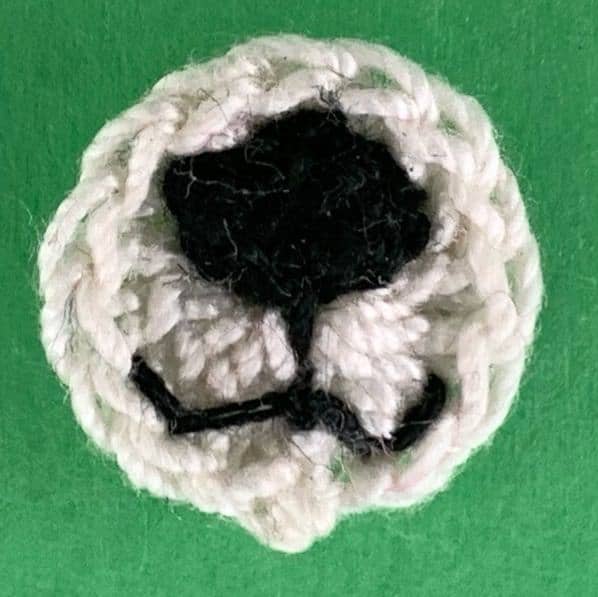 crochet-small-teddy-bear-2-ply-muzzle-with-mouth • Kerri's Crochet