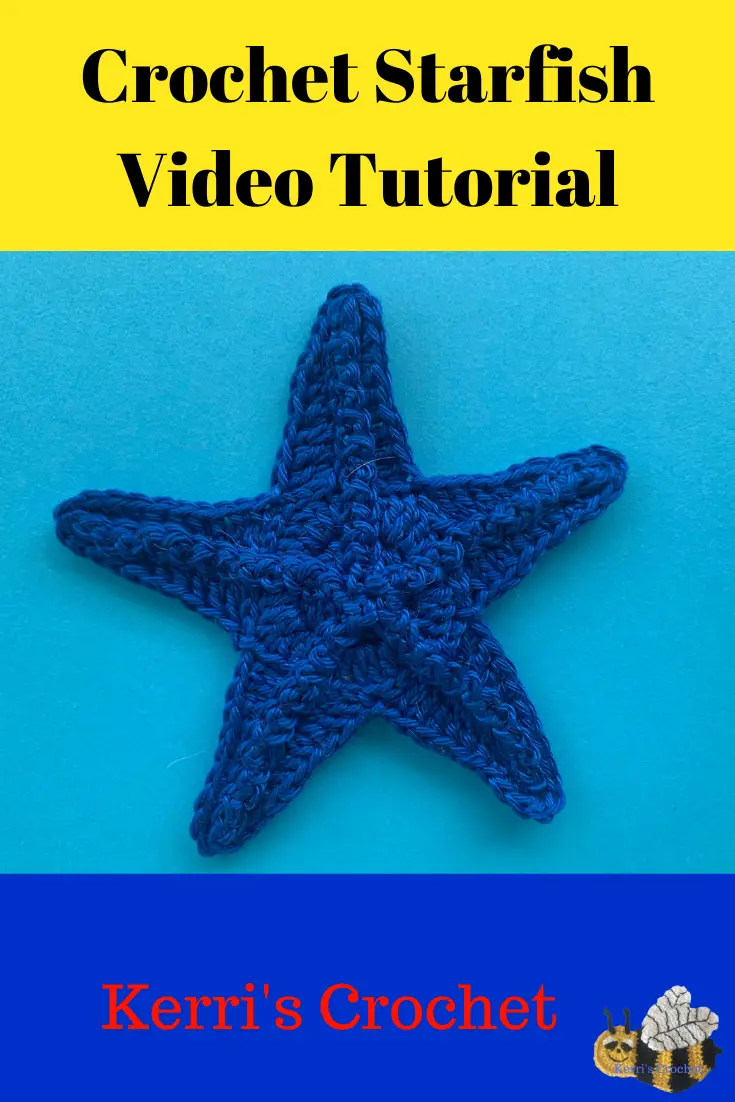 Crochet Starfish Tutorial • Kerri's Crochet