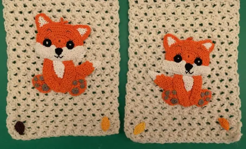 Crochet Fox Scarf Pattern • Kerri's Crochet