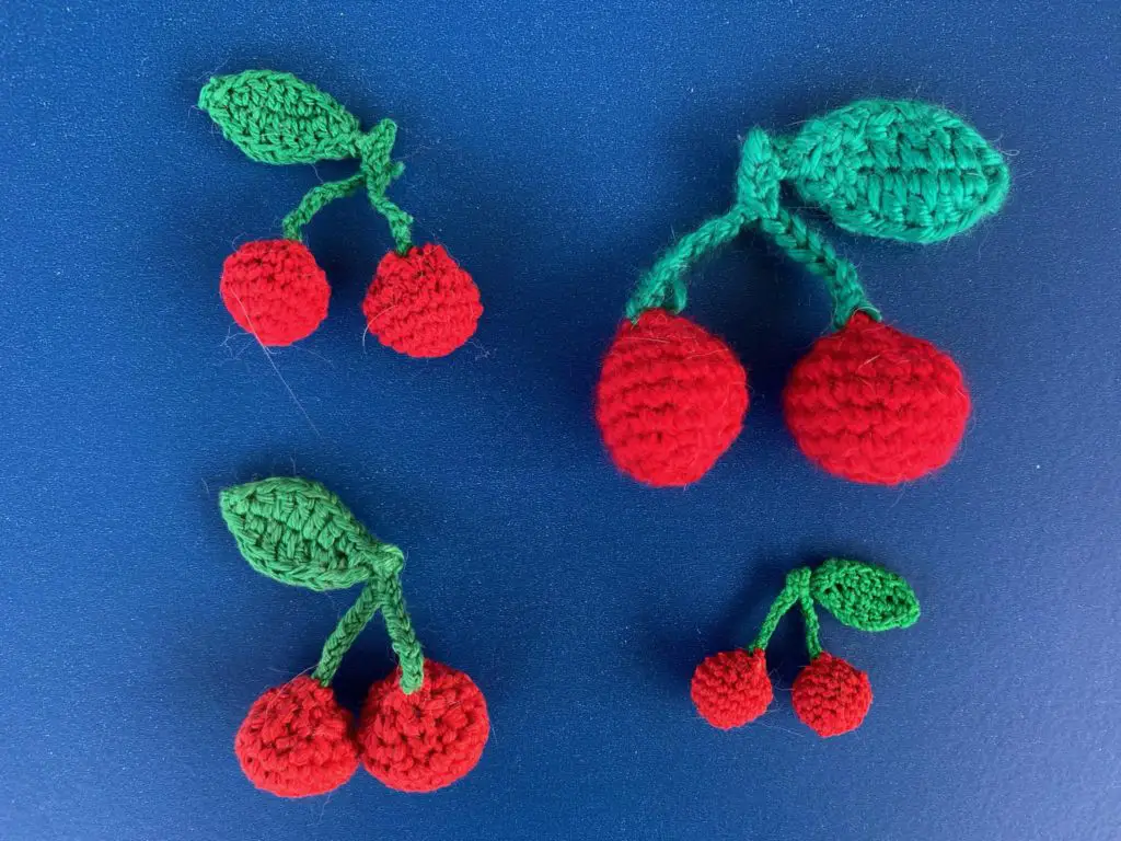 Crochet Cherry Bunch Pattern • Kerri's Crochet