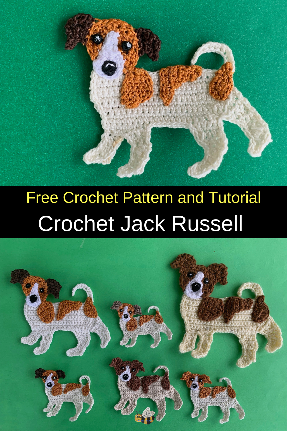 Crochet Jack Russell Pattern • Kerri's Crochet