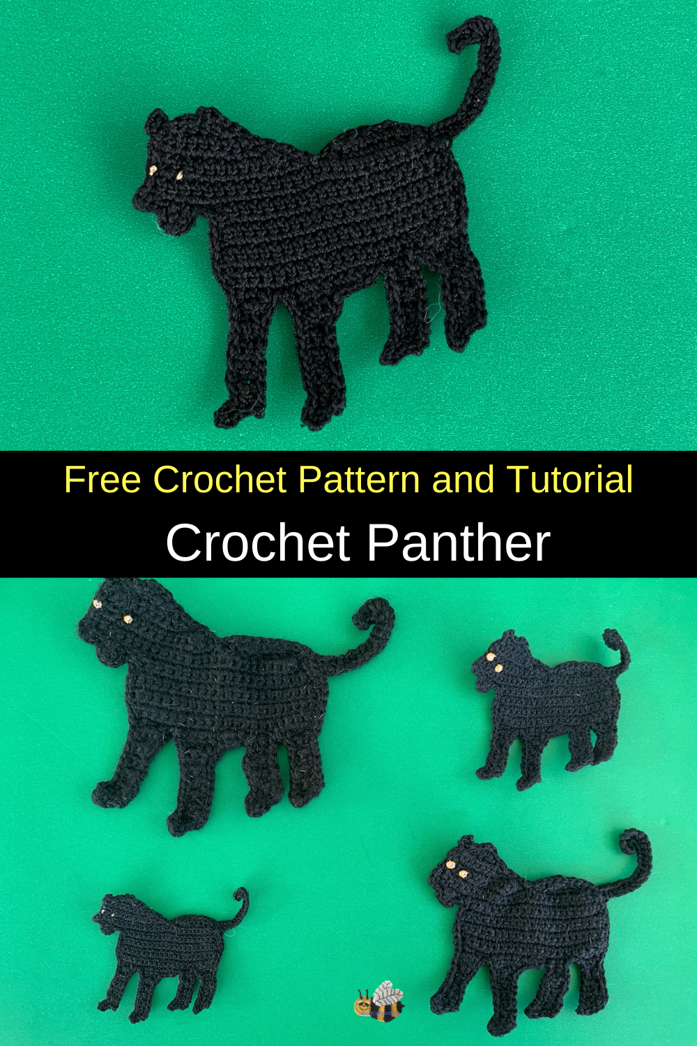 Crochet Panther Pattern • Kerri's Crochet