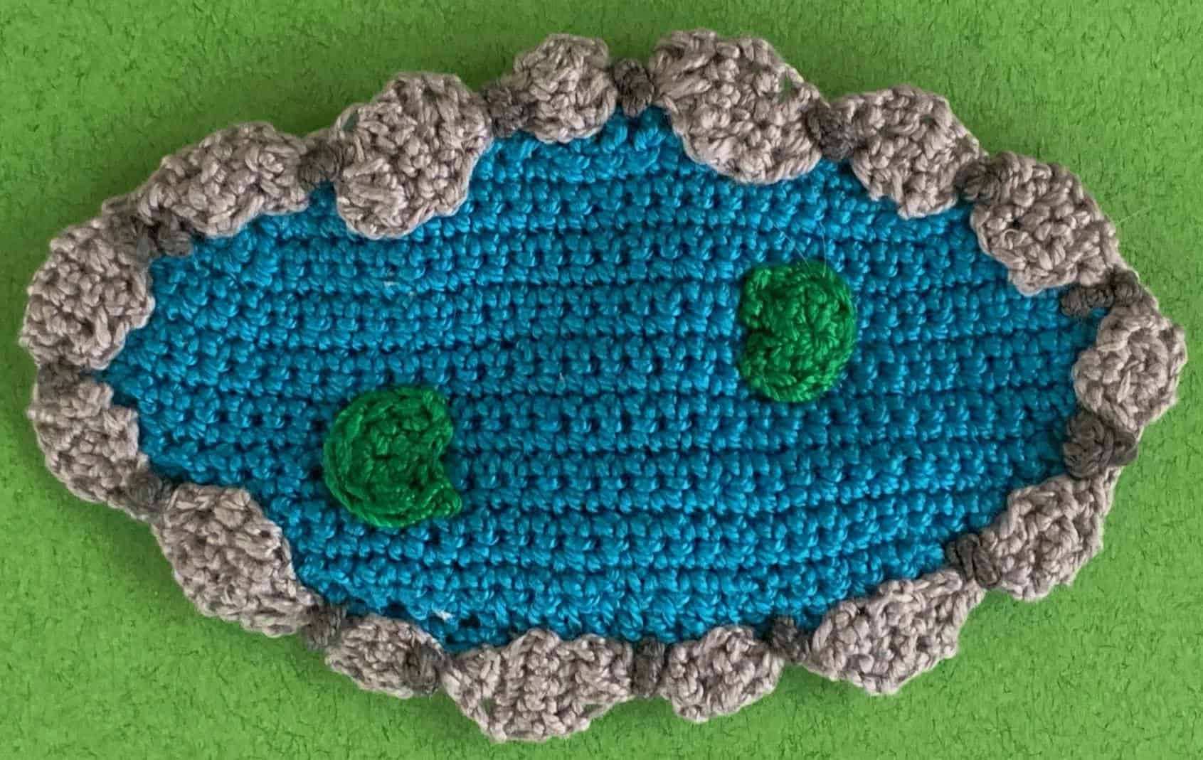 crochet-pond-2-ply-pond-with-lily-pads • Kerri's Crochet
