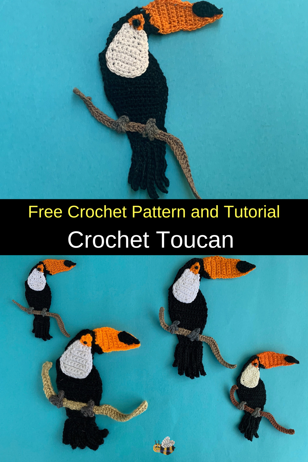 Crochet Toucan Pattern • Kerri's Crochet