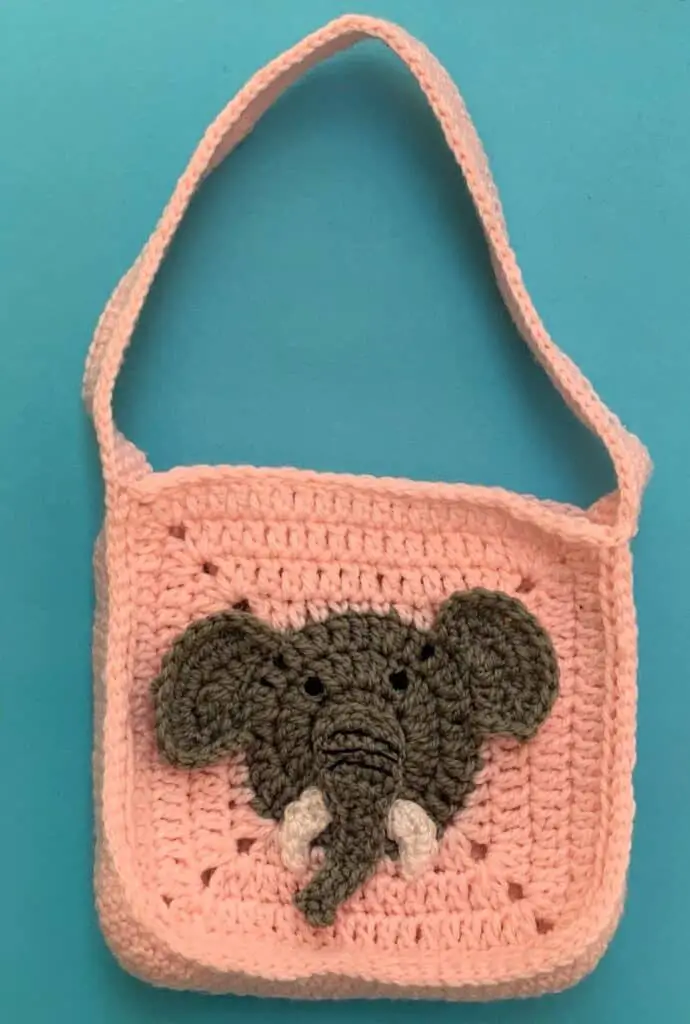 Crochet Elephant Bag Pattern • Kerri's Crochet