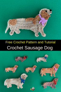 Crochet Sausage Dog Pattern • Kerri's Crochet