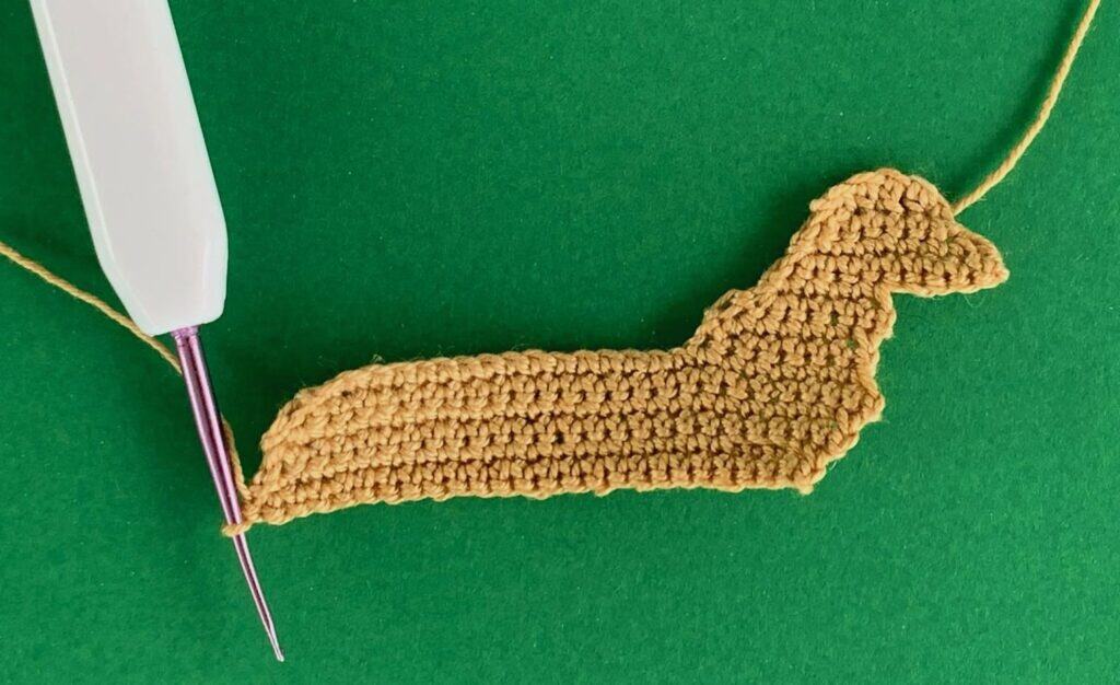Crochet Sausage Dog Pattern • Kerri's Crochet
