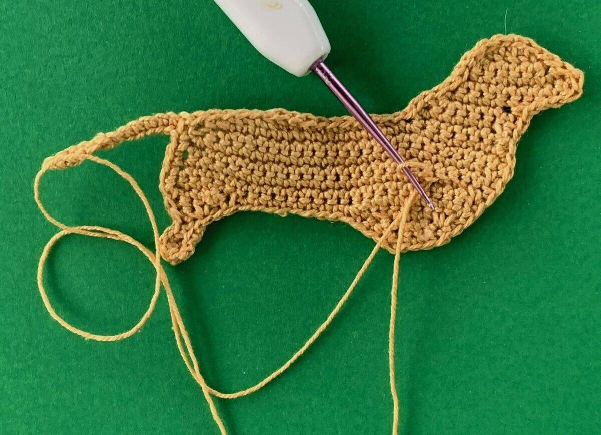 Crochet Sausage Dog Pattern • Kerri's Crochet