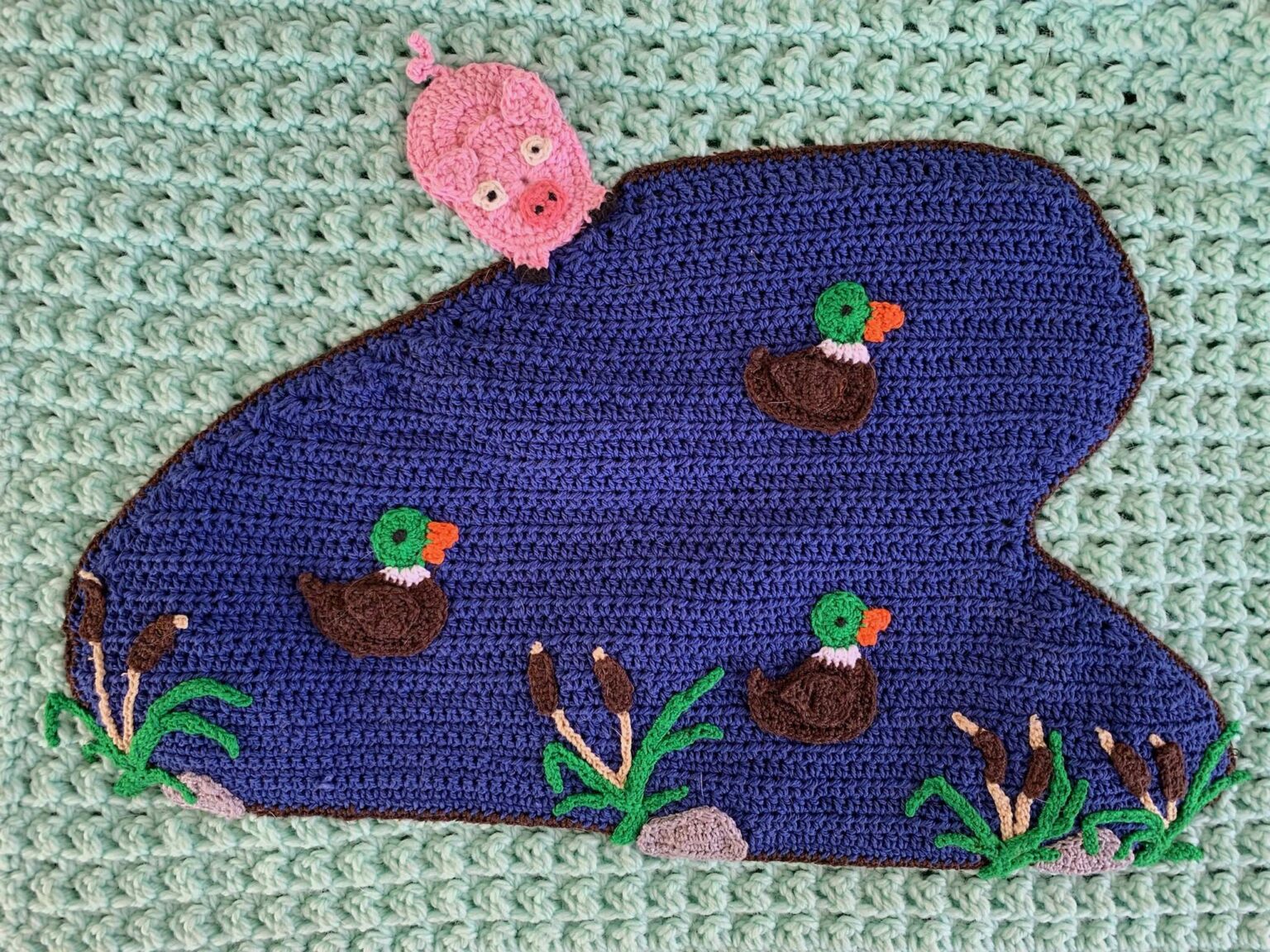 Crochet Large Pond Pattern • Kerri's Crochet