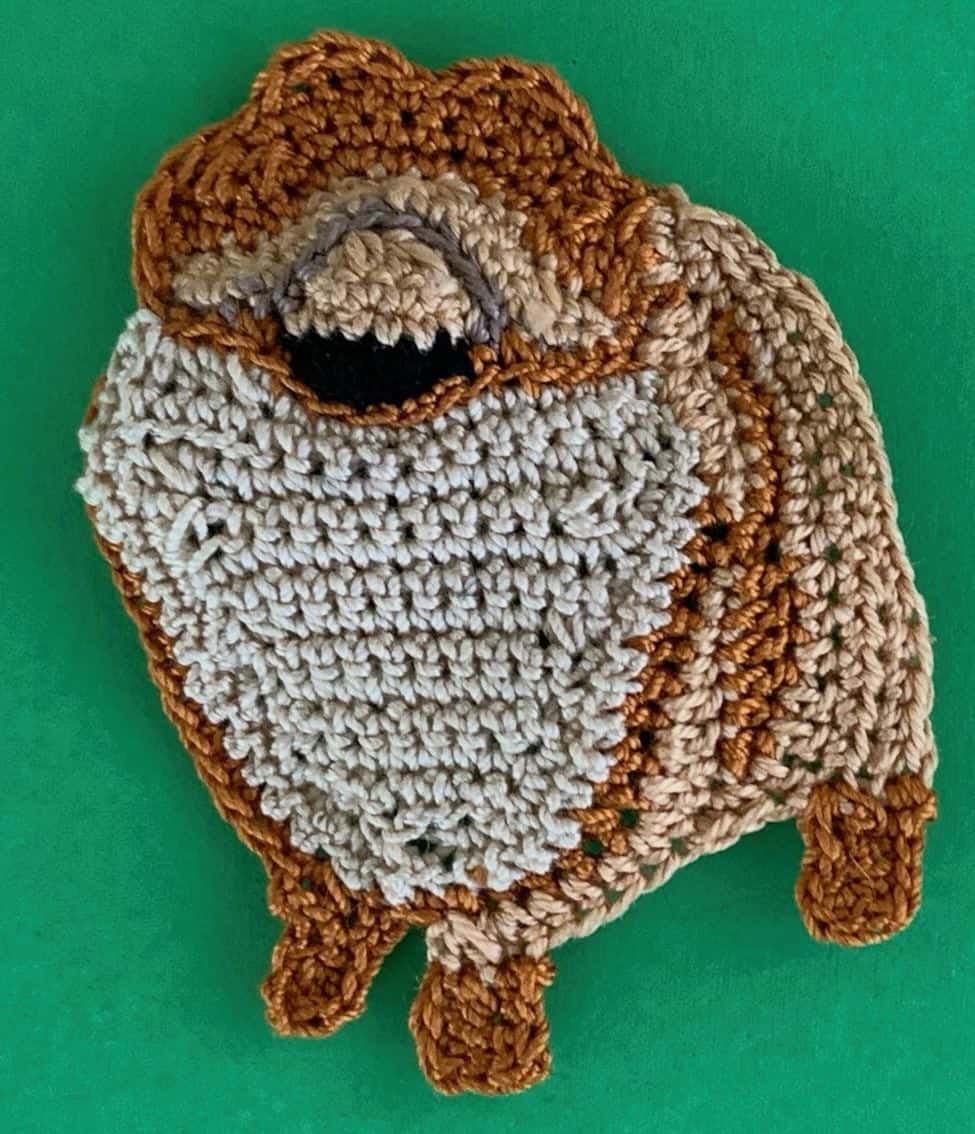 crochet-pomeranian-2-ply-back-leg • Kerri's Crochet