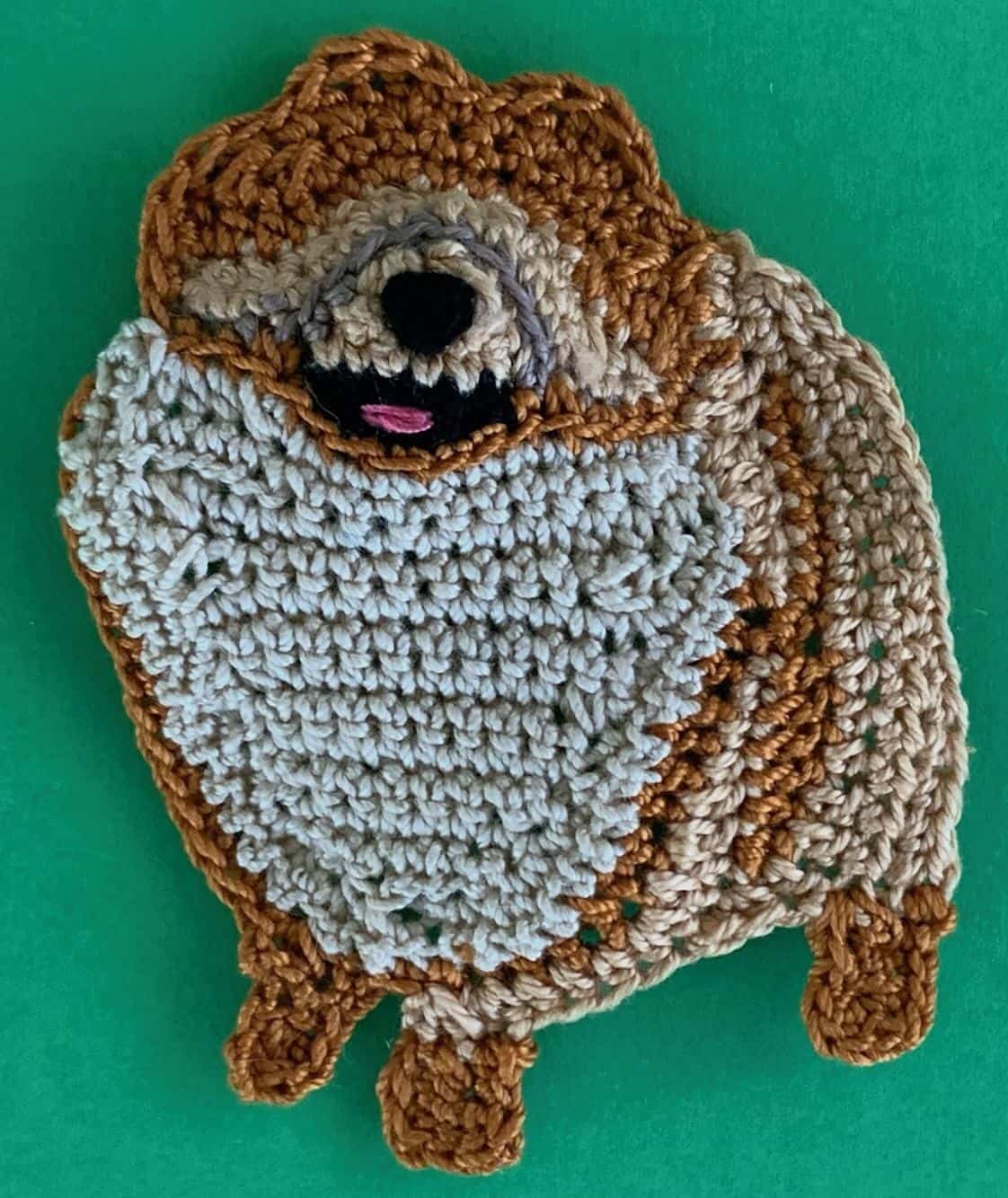 crochet-pomeranian-2-ply-body-with-tongue • Kerri's Crochet