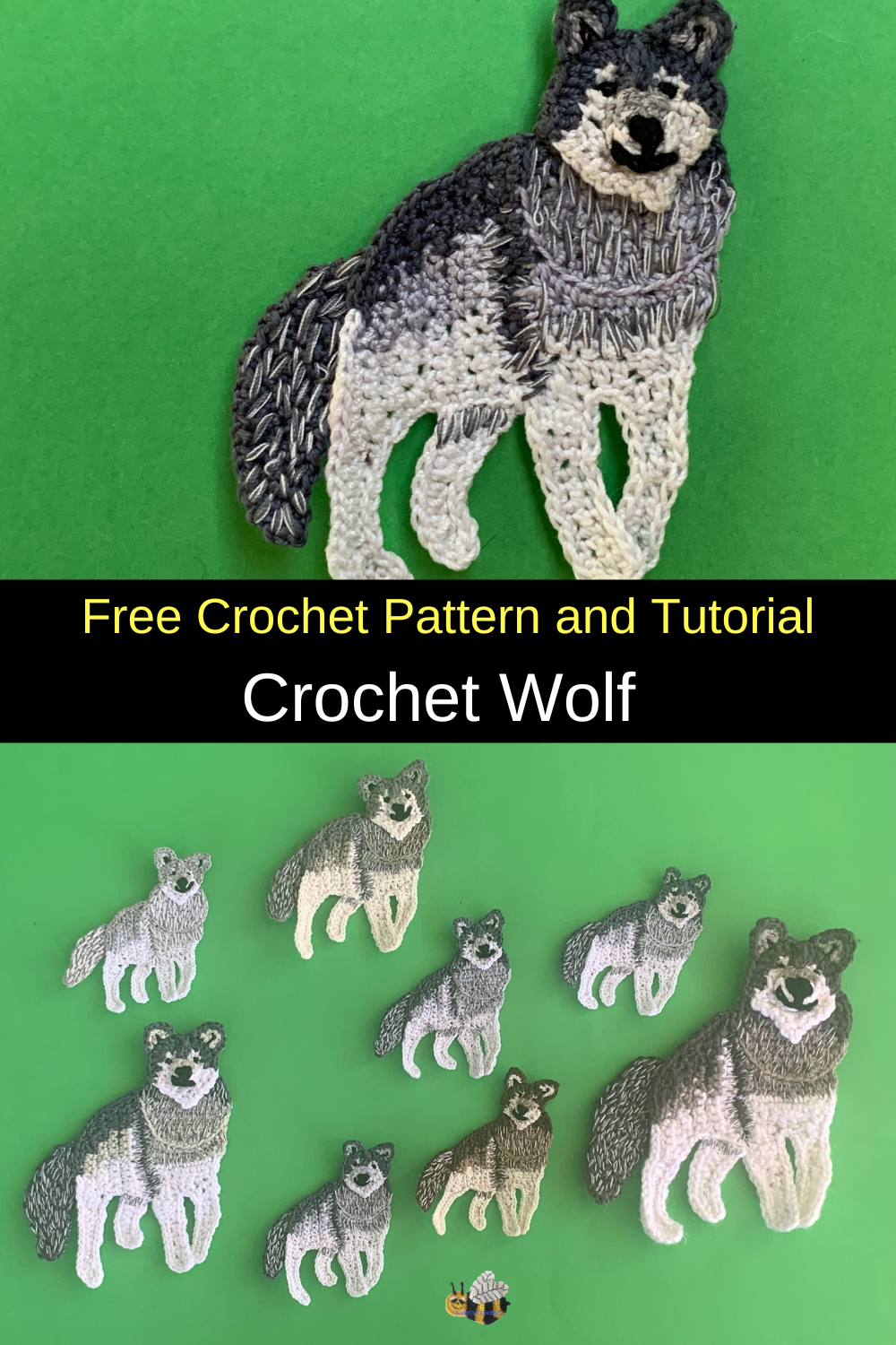 Crochet Wolf Pattern • Kerri's Crochet