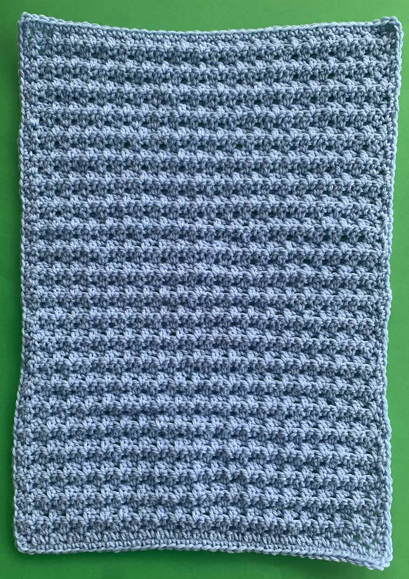 Crochet Baby Blanket with Picture Panel Pattern • Kerri's Crochet