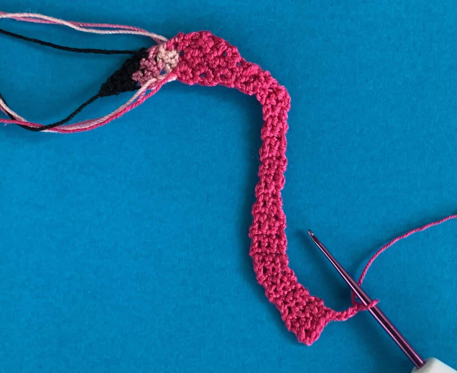 Crochet Standing Flamingo Pattern • Kerri's Crochet