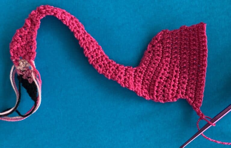 Crochet Standing Flamingo Pattern • Kerri's Crochet