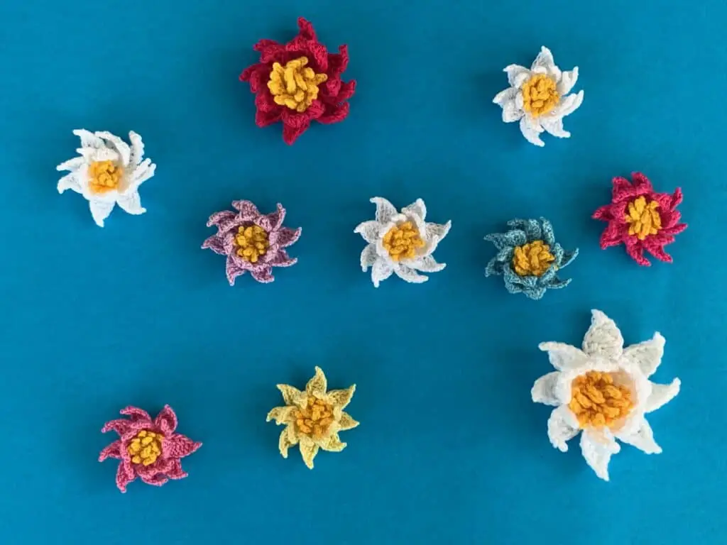 Crochet Water Lily Pattern • Kerri's Crochet