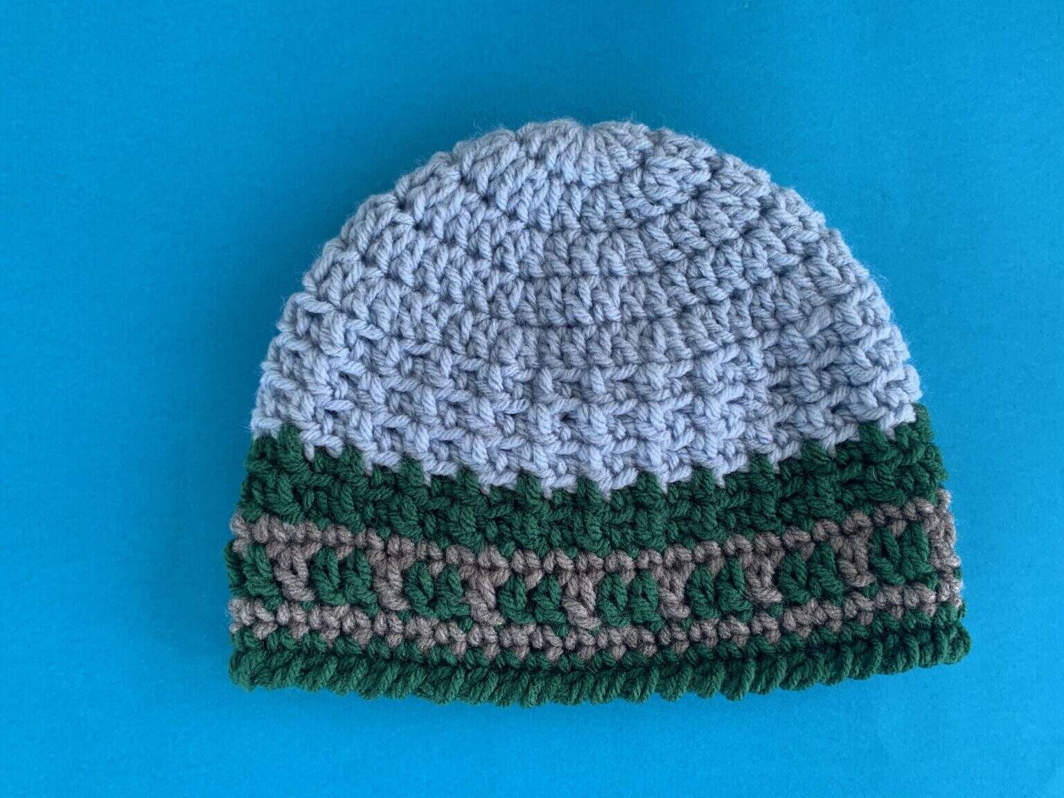 Crochet Train Track Beanie Pattern • Kerri's Crochet