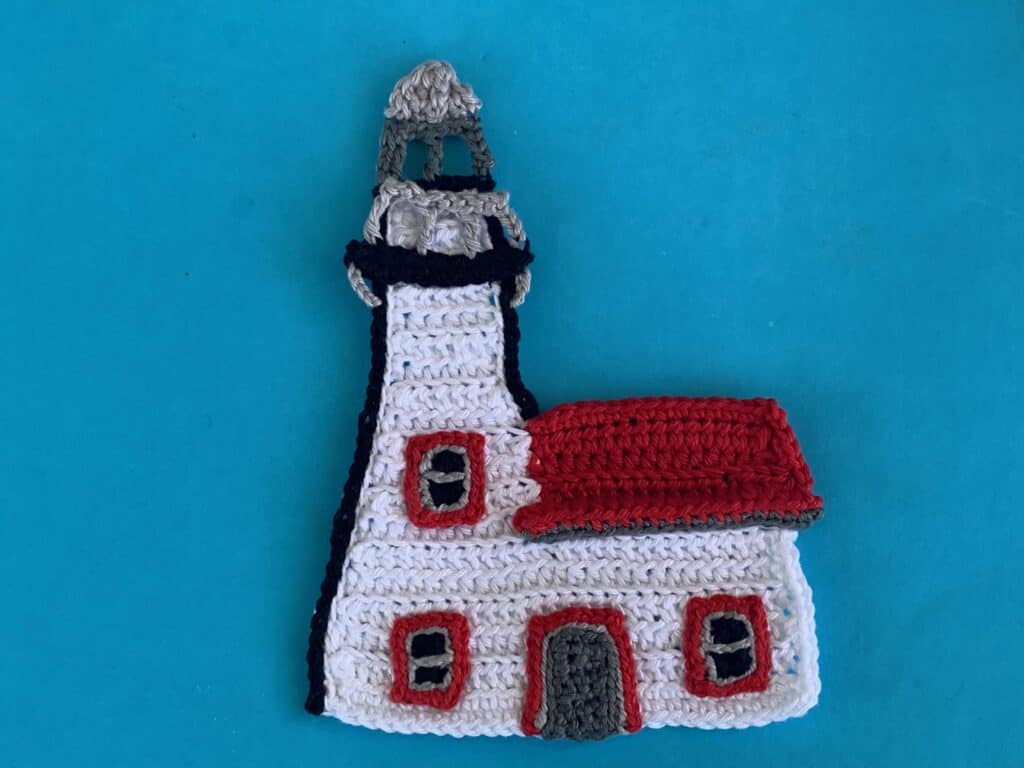 finished-crochet-lighthouse-4-ply-landscape • Kerri's Crochet