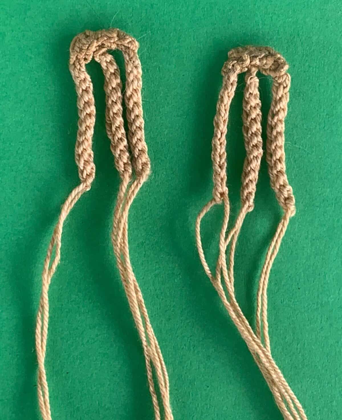 crochet-cricket-pitch-2-ply-stumps-with-bails • Kerri's Crochet