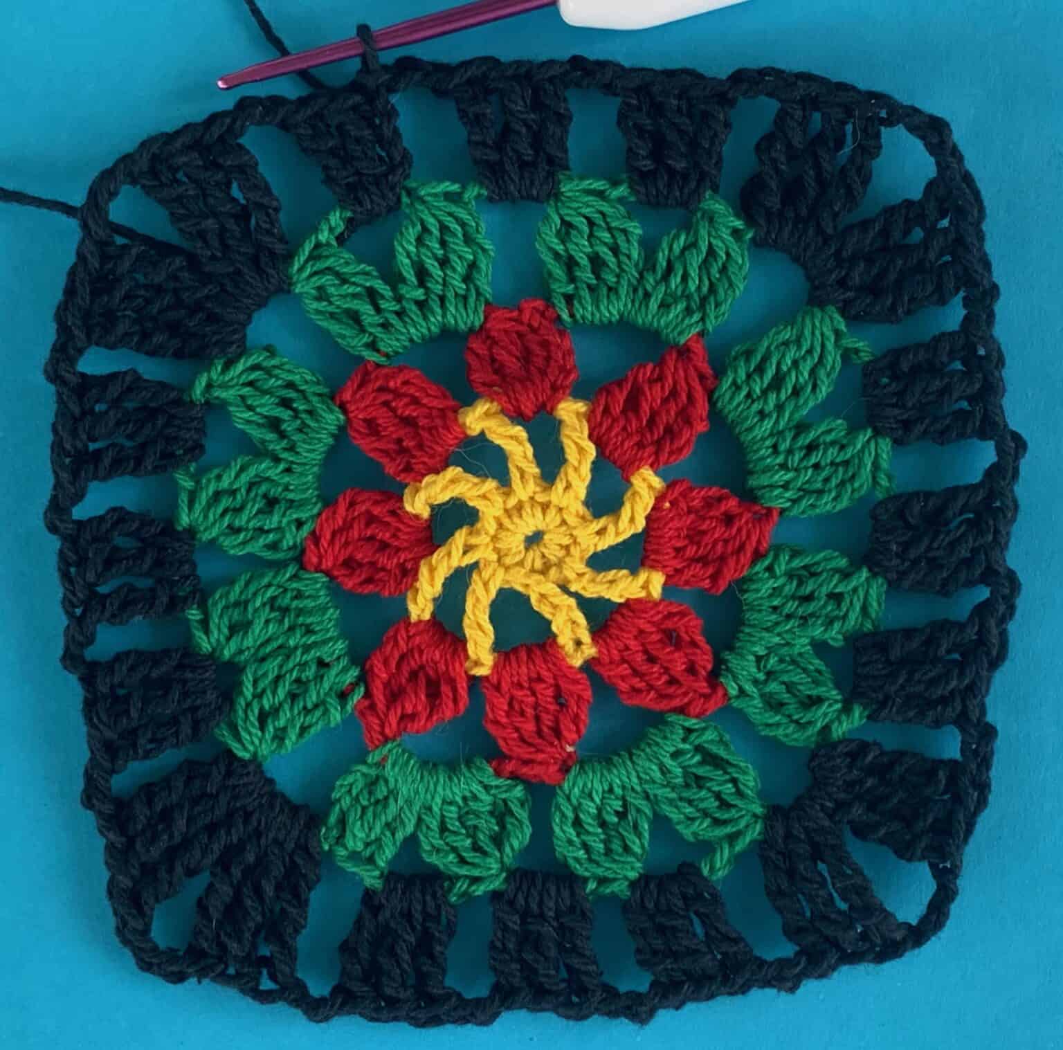 Crochet Granny Square Shopping Bag Pattern • Kerri's Crochet