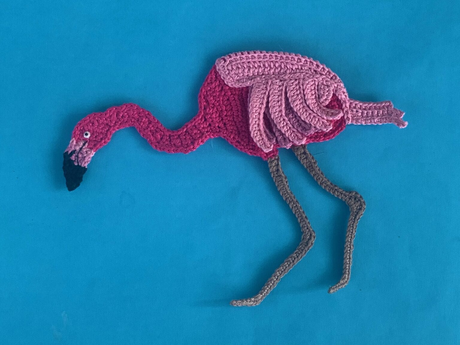 Crochet Bending Flamingo Tutorial • Kerri's Crochet