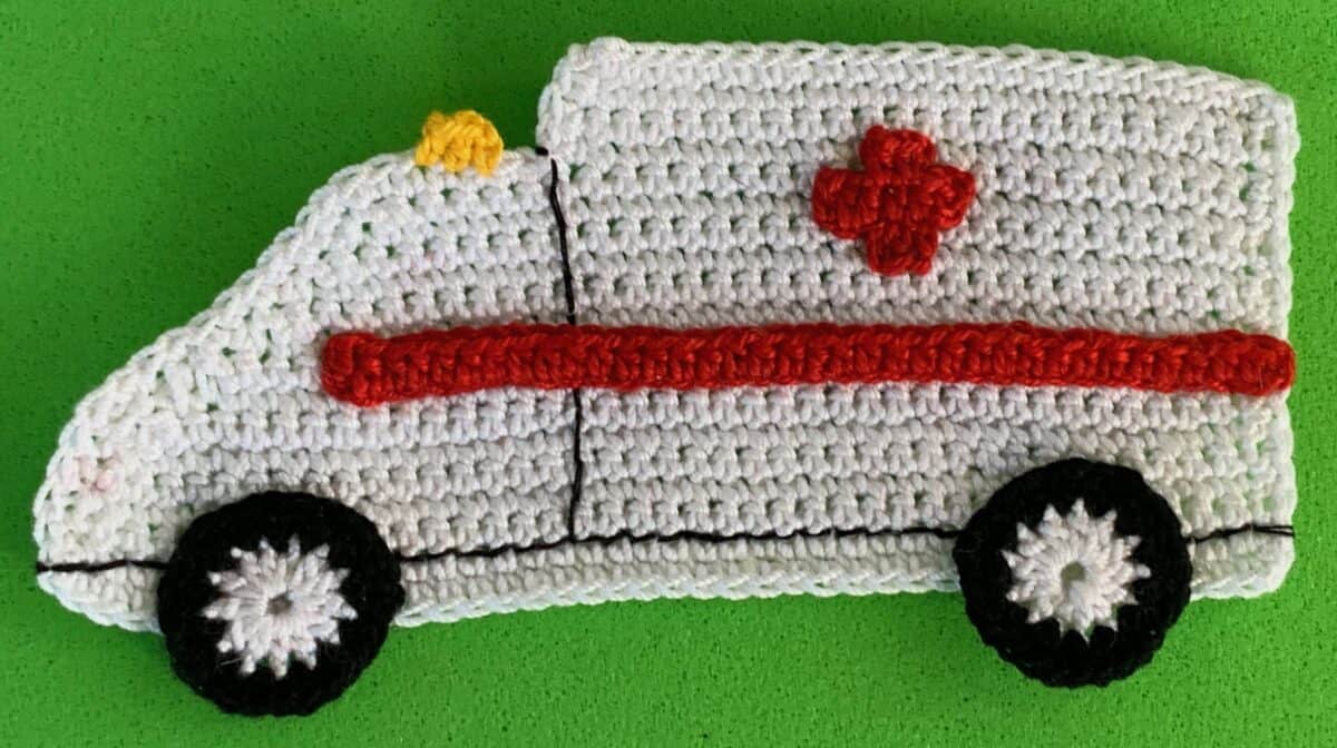 crochet-ambulance-2-ply-body-with-cross • Kerri's Crochet