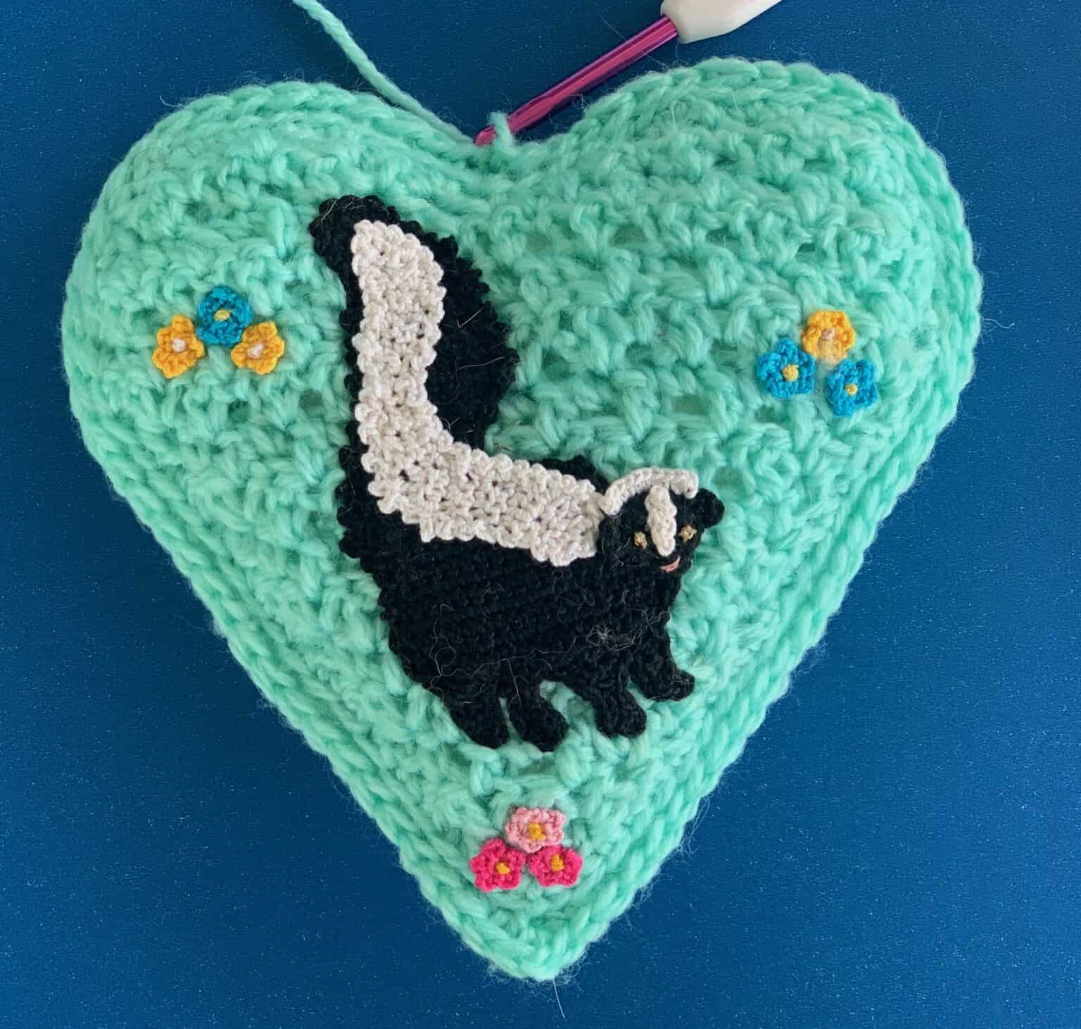 Crochet Large Heart Pattern • Kerri's Crochet